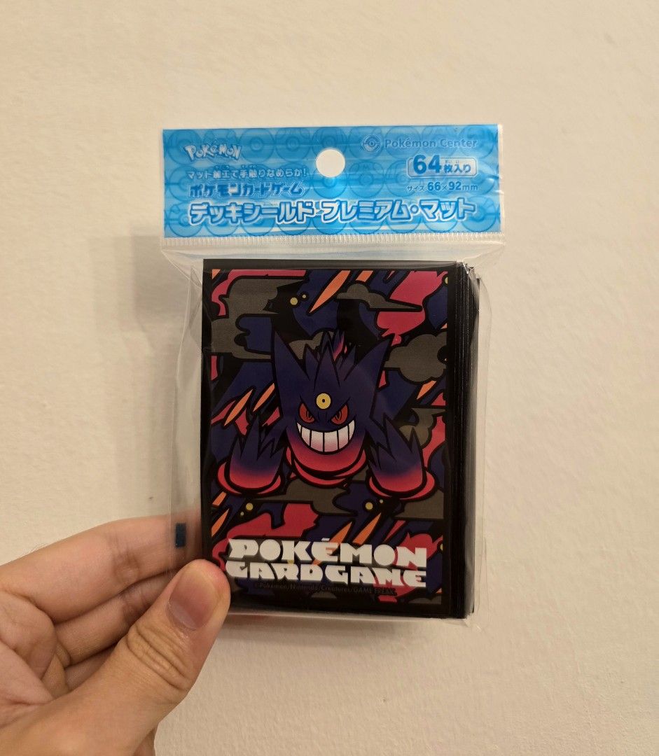 Pokemon Card Sleeves Mega Gengar Design, Hobbies & Toys, Toys & Games ...