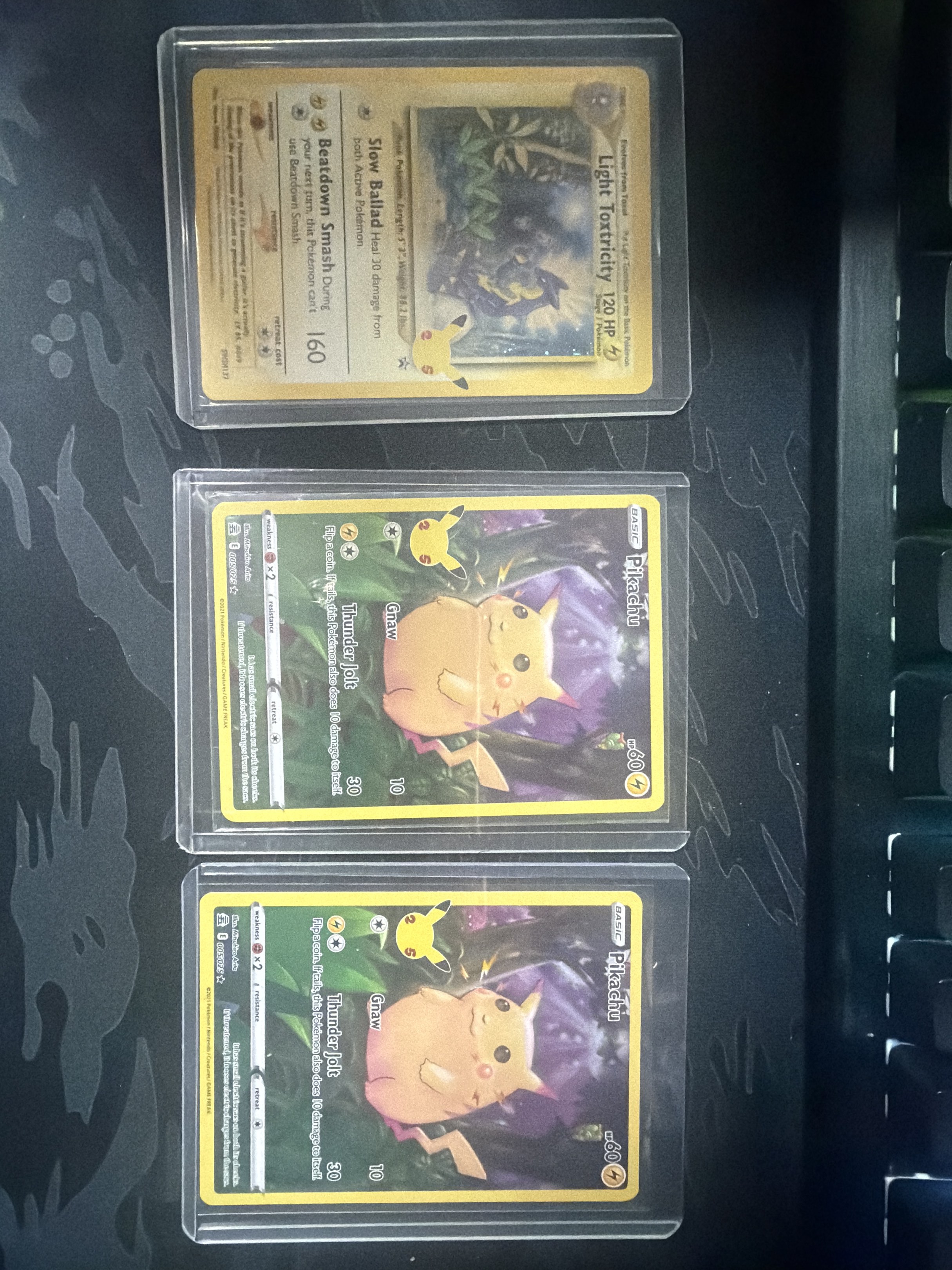 Pokemon Celebrations Cards - Toxtricity, Pikachu, Hobbies & Toys, Toys ...