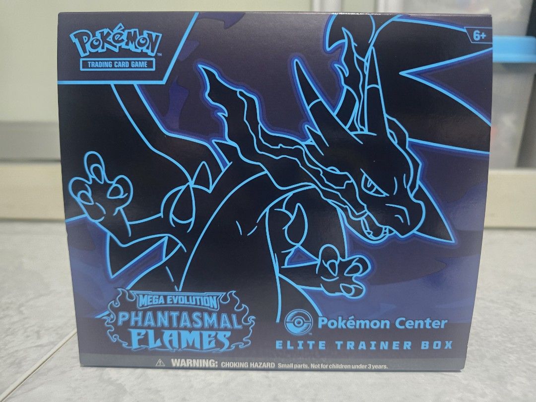 Pokemon Center Mega Evolution Phantasmal Flames Elite Trainer Box ...