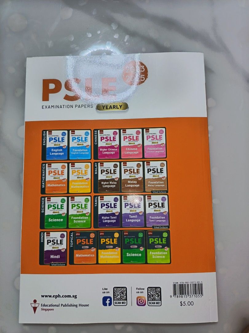 PSLE Mathematics Examination Papers 2023/2025, Hobbies & Toys, Books ...