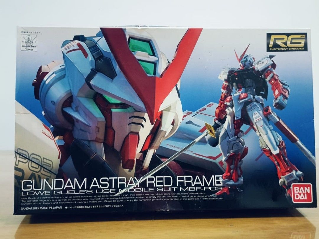 RG Gundam Astray Red Frame, Hobbies & Toys, Toys & Games on Carousell