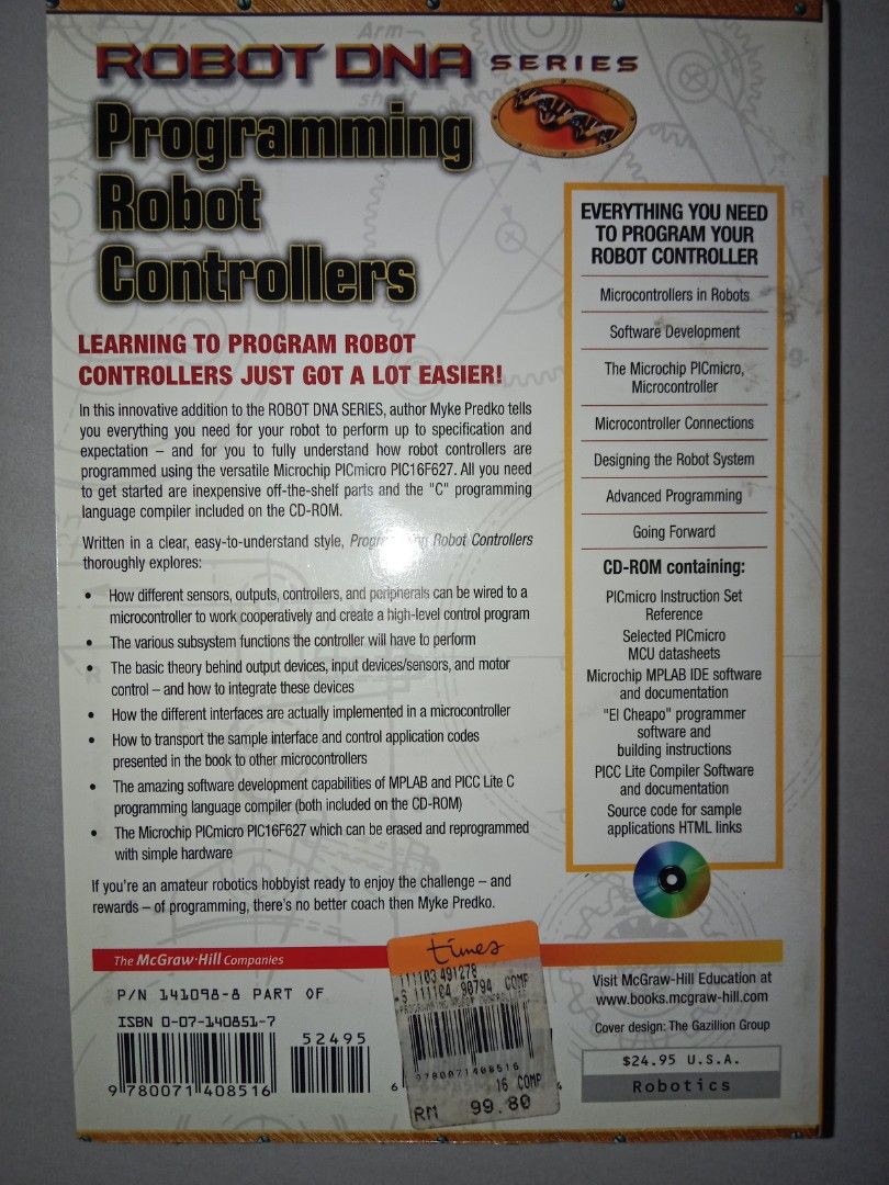 Robot DNA Series: Programming Robot Controllers, Hobbies & Toys, Toys ...