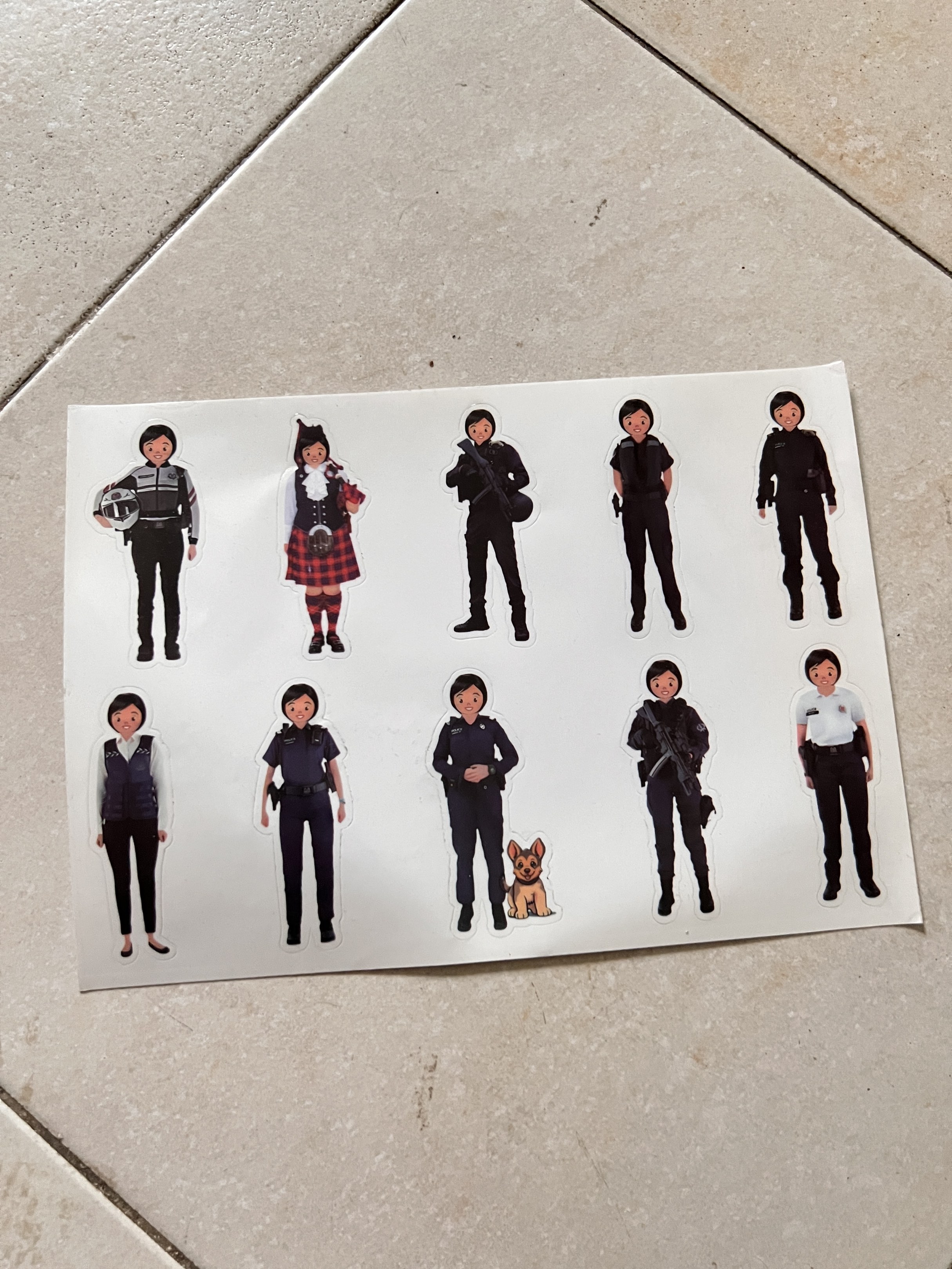 SAF Army & Police Uniformed Stickers, Hobbies & Toys, Memorabilia ...