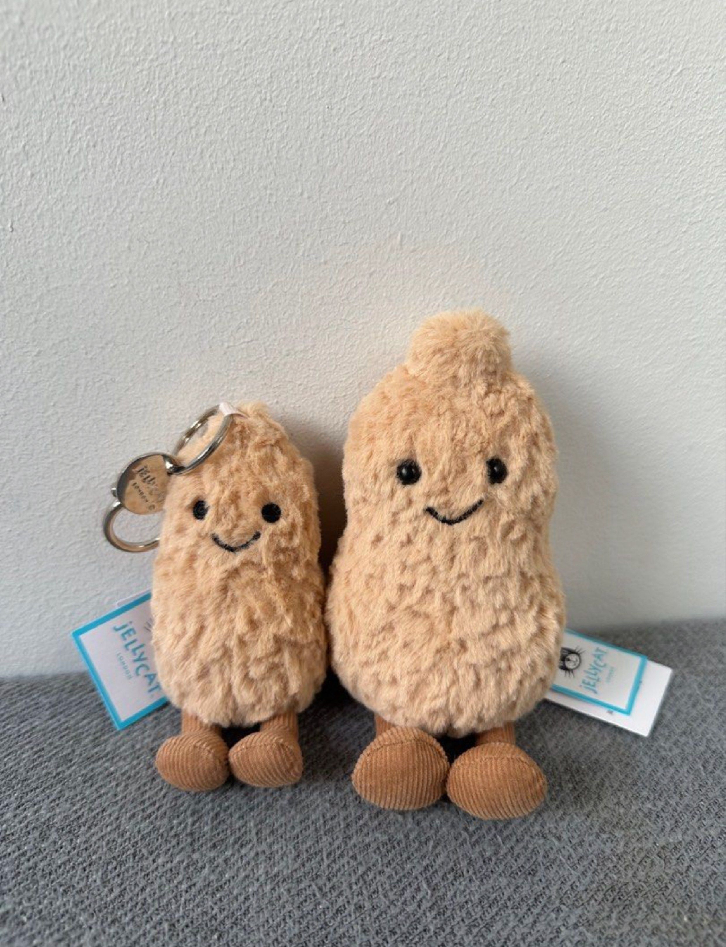 SALE Jellycat Amuseables Peanut Peanut Ski Apres Peanut Bag Charm ...