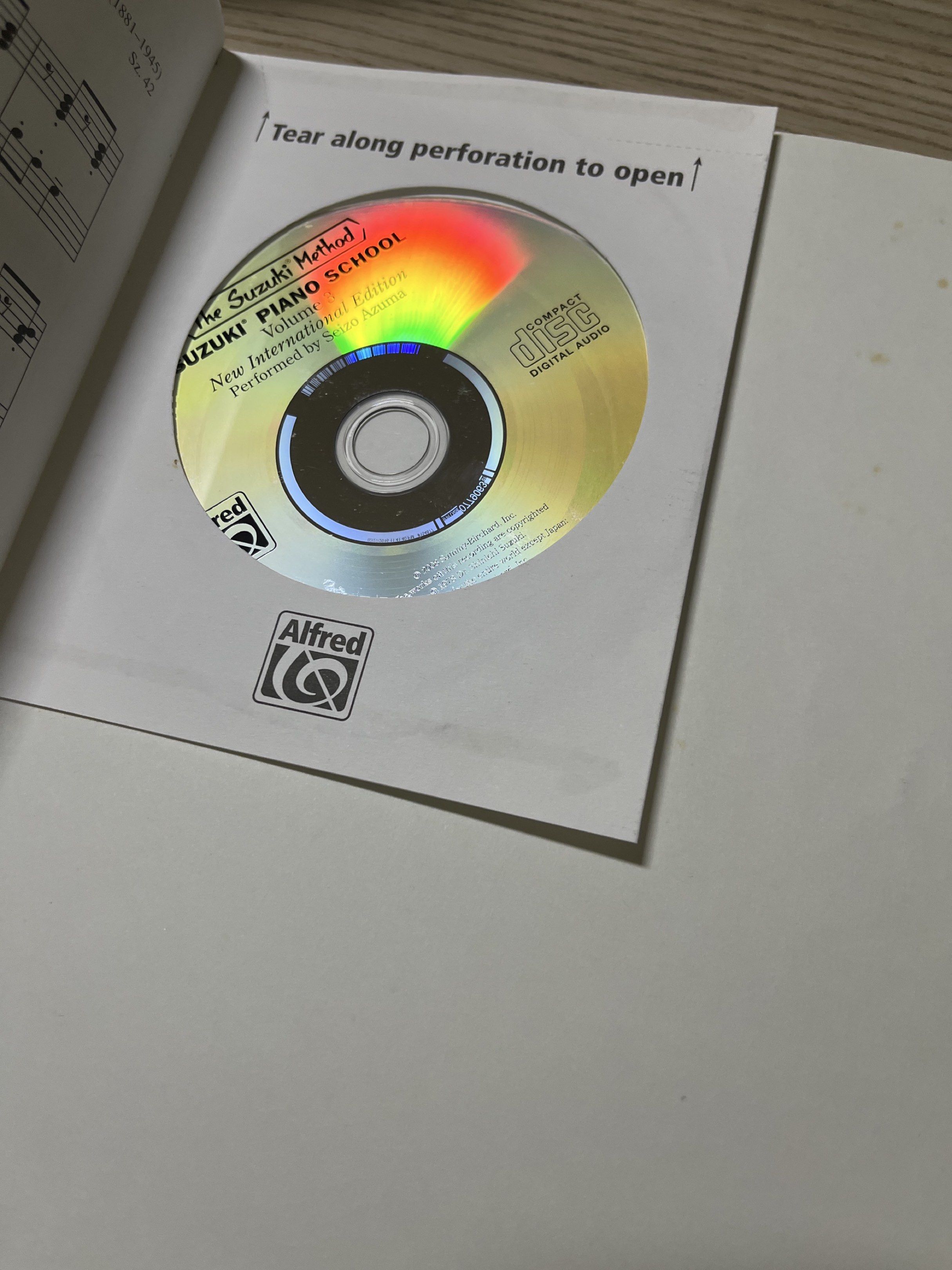 Suzuki piano school Vol. 3 w CD, Hobbies & Toys, Music & Media, Music ...