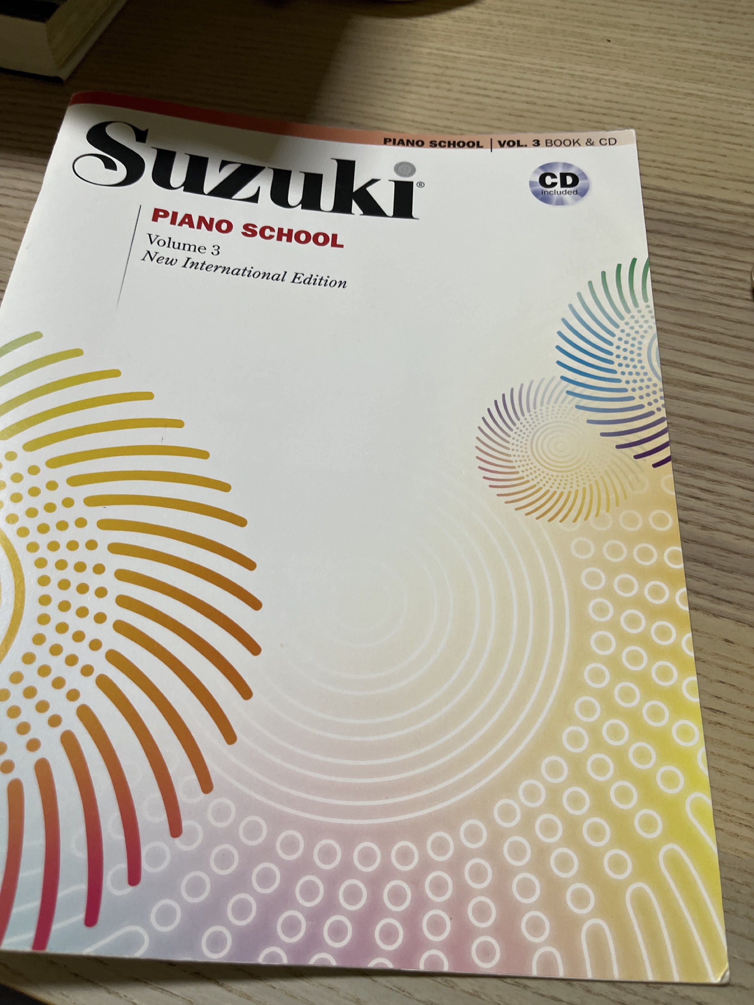 Suzuki piano school Vol. 3 w CD, Hobbies & Toys, Music & Media, Music ...