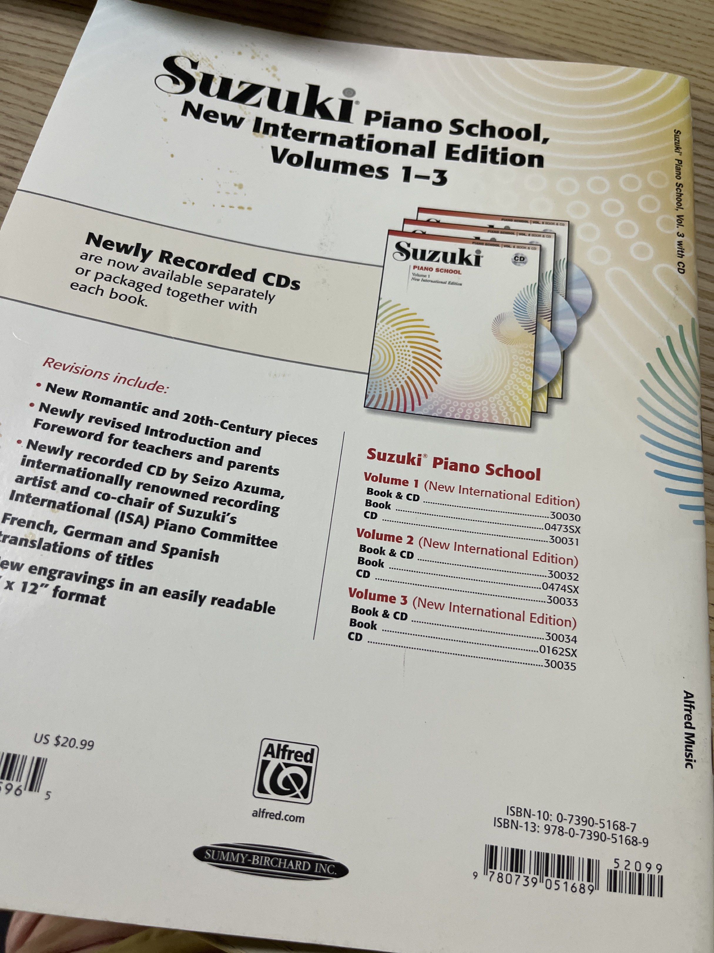 Suzuki piano school Vol. 3 w CD, Hobbies & Toys, Music & Media, Music ...