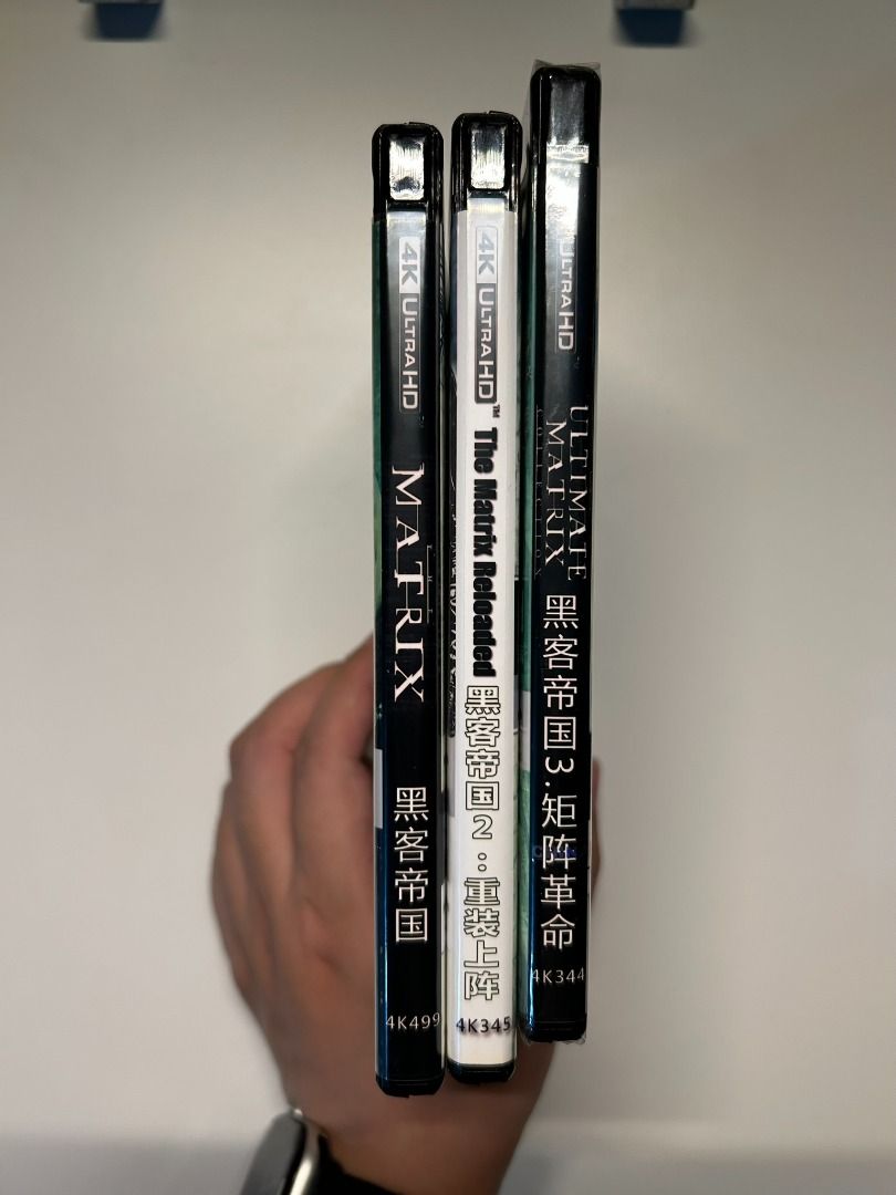 The Matrix Trilogy 4K Ultra HD Blu-ray Set, Hobbies & Toys, Music ...