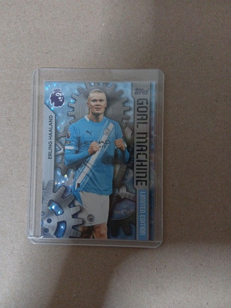 Topps Goal Machine Erling Haaland Limited Edition Card, Hobbies & Toys ...