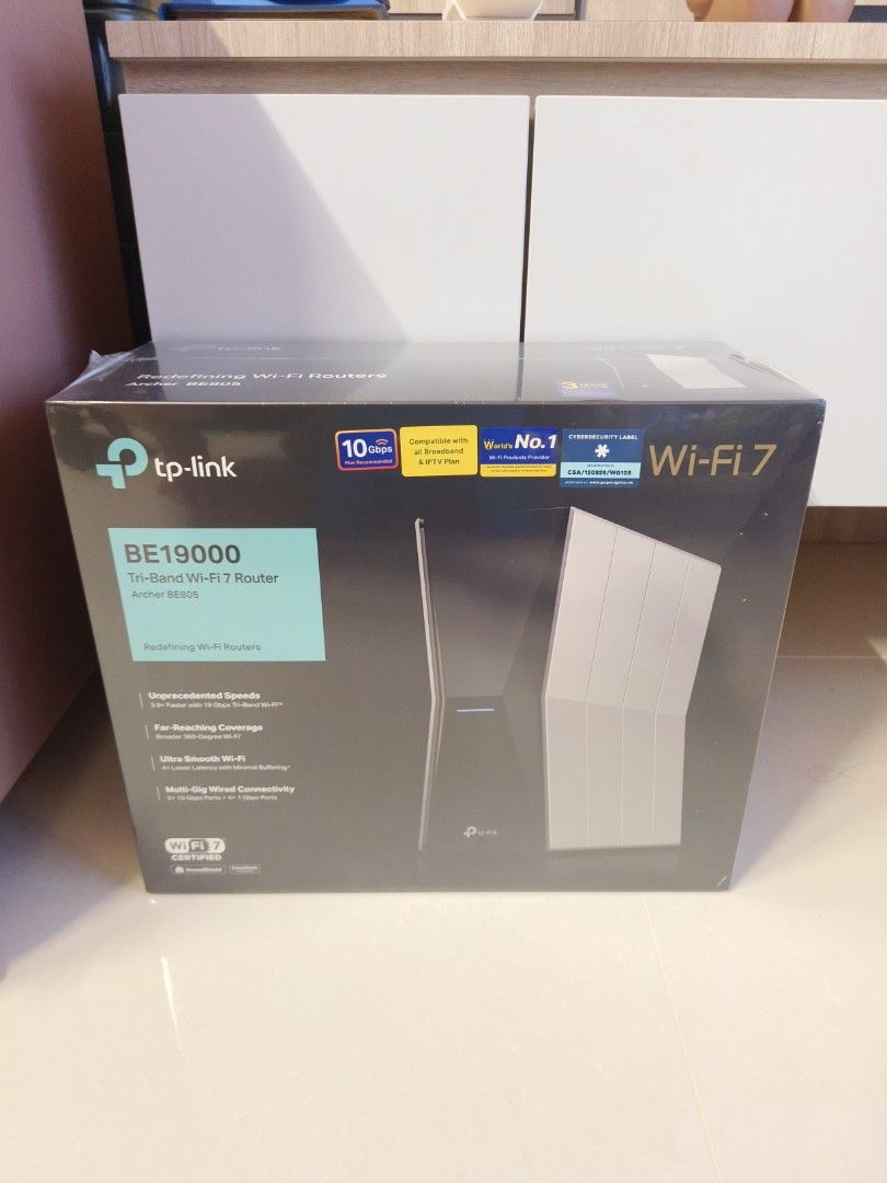 TP-Link BE19000 Tri-Band Wi-Fi 7 Router, Computers & Tech, Parts ...