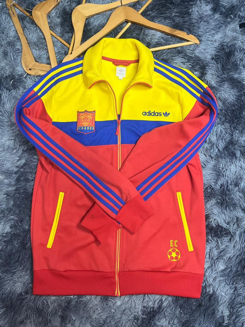 Vintage Adidas Originals Ecuador Football Jacket Soccer Track Top Mens ...