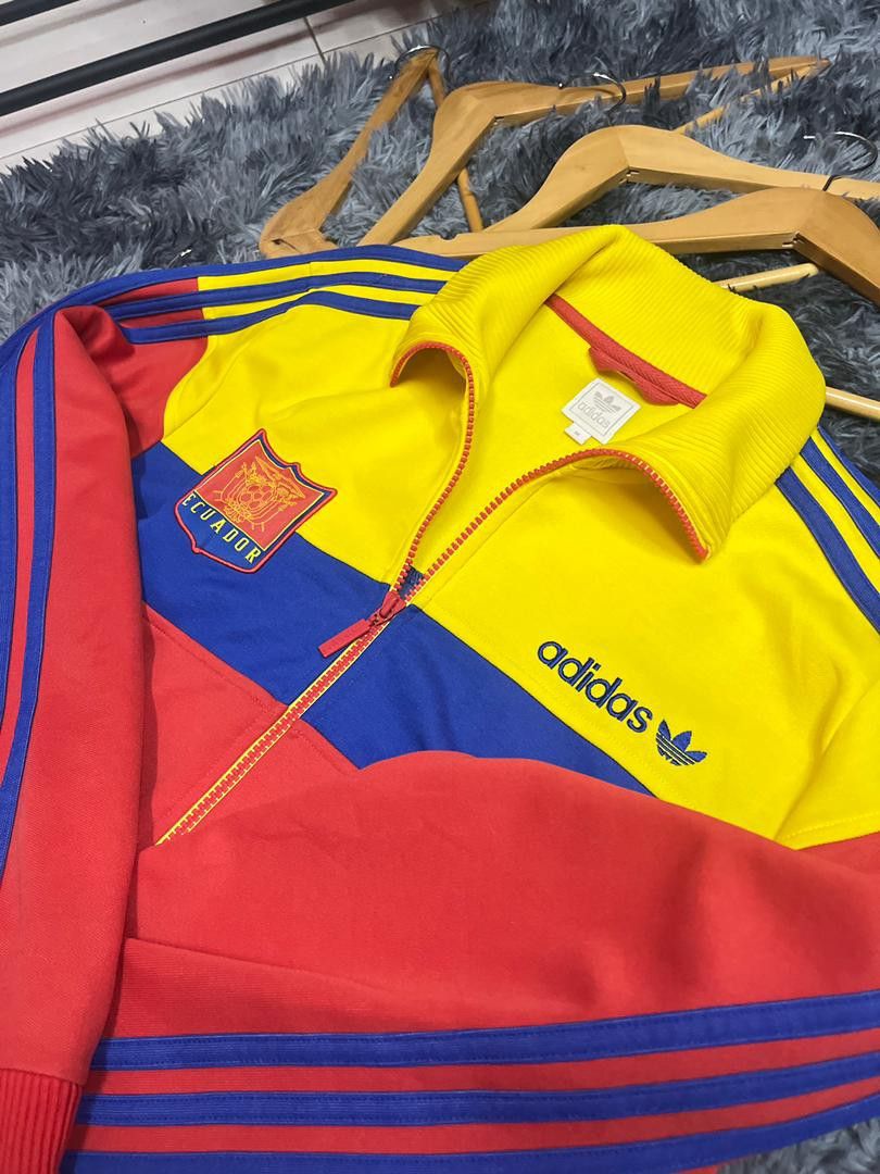 Vintage Adidas Originals Ecuador Football Jacket Soccer Track Top Mens ...