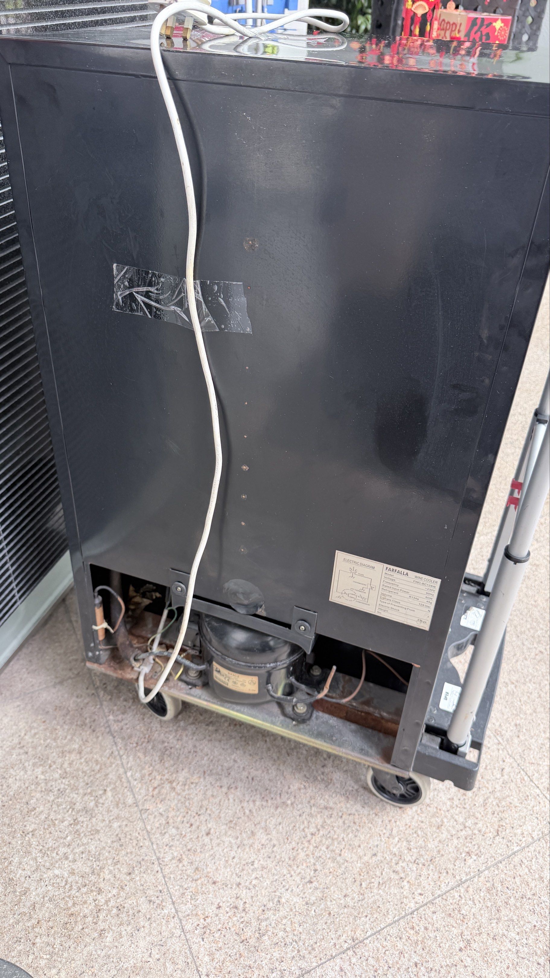 Vintage Mini Fridge with Wheels, TV & Home Appliances, Kitchen ...