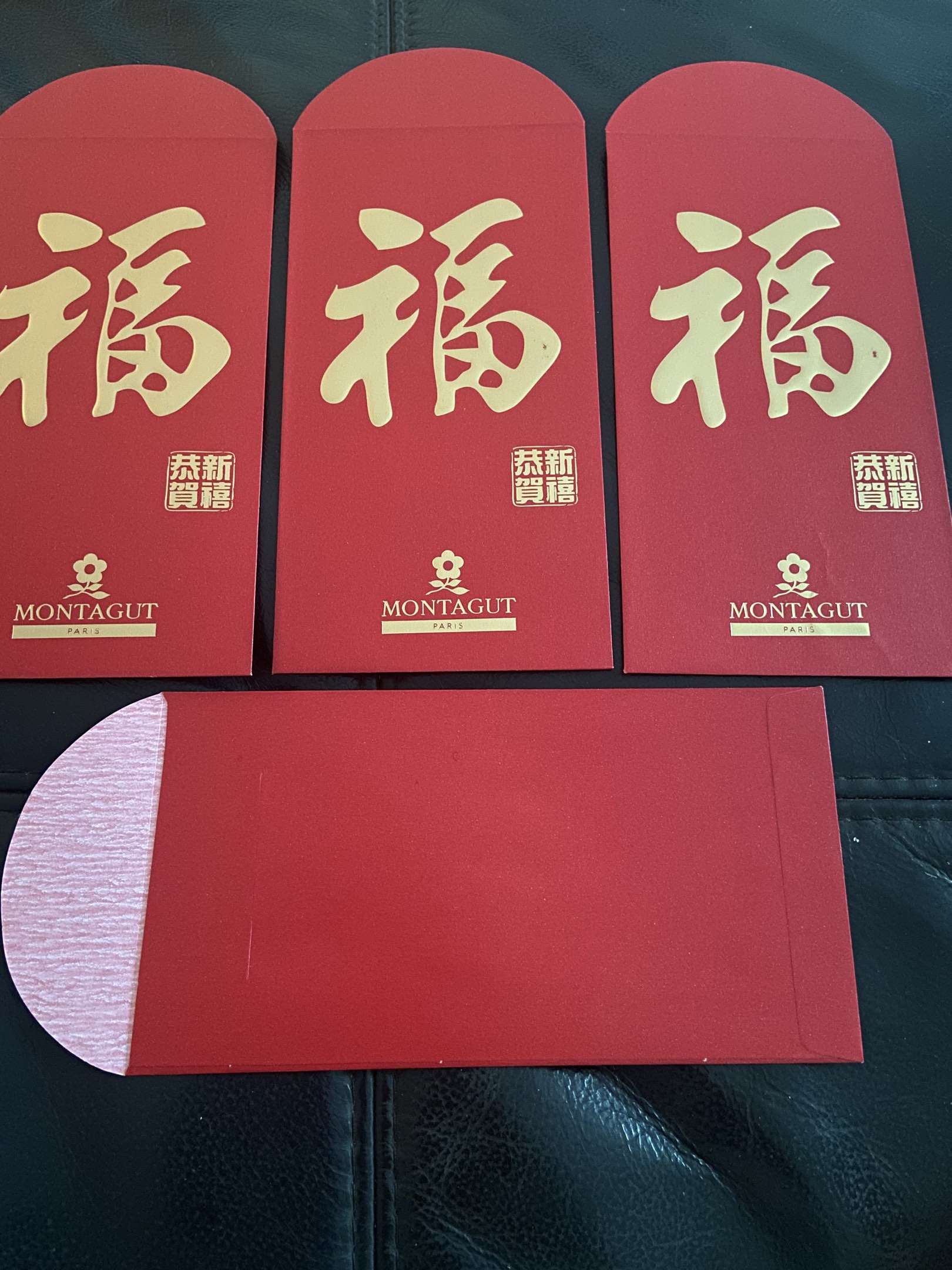 Vintage Montagut ang pows red packets x 4, Hobbies & Toys, Stationery ...