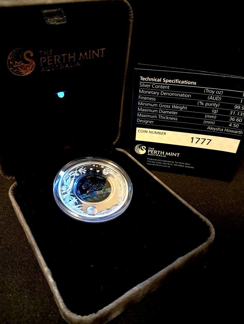 2012 Perth Mint Australian Opal Koala 1oz Silver Proof Coin, Hobbies ...