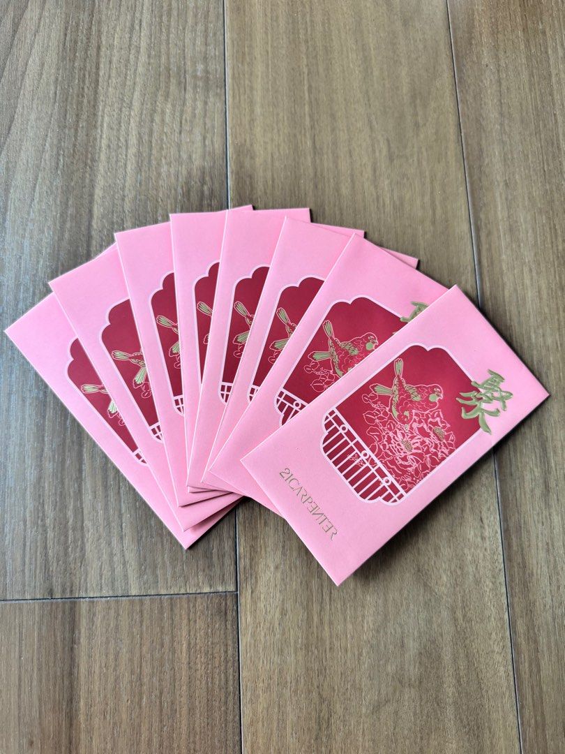 21 Carpenter (2024 and 2025) red packets, Hobbies & Toys, Occasions ...