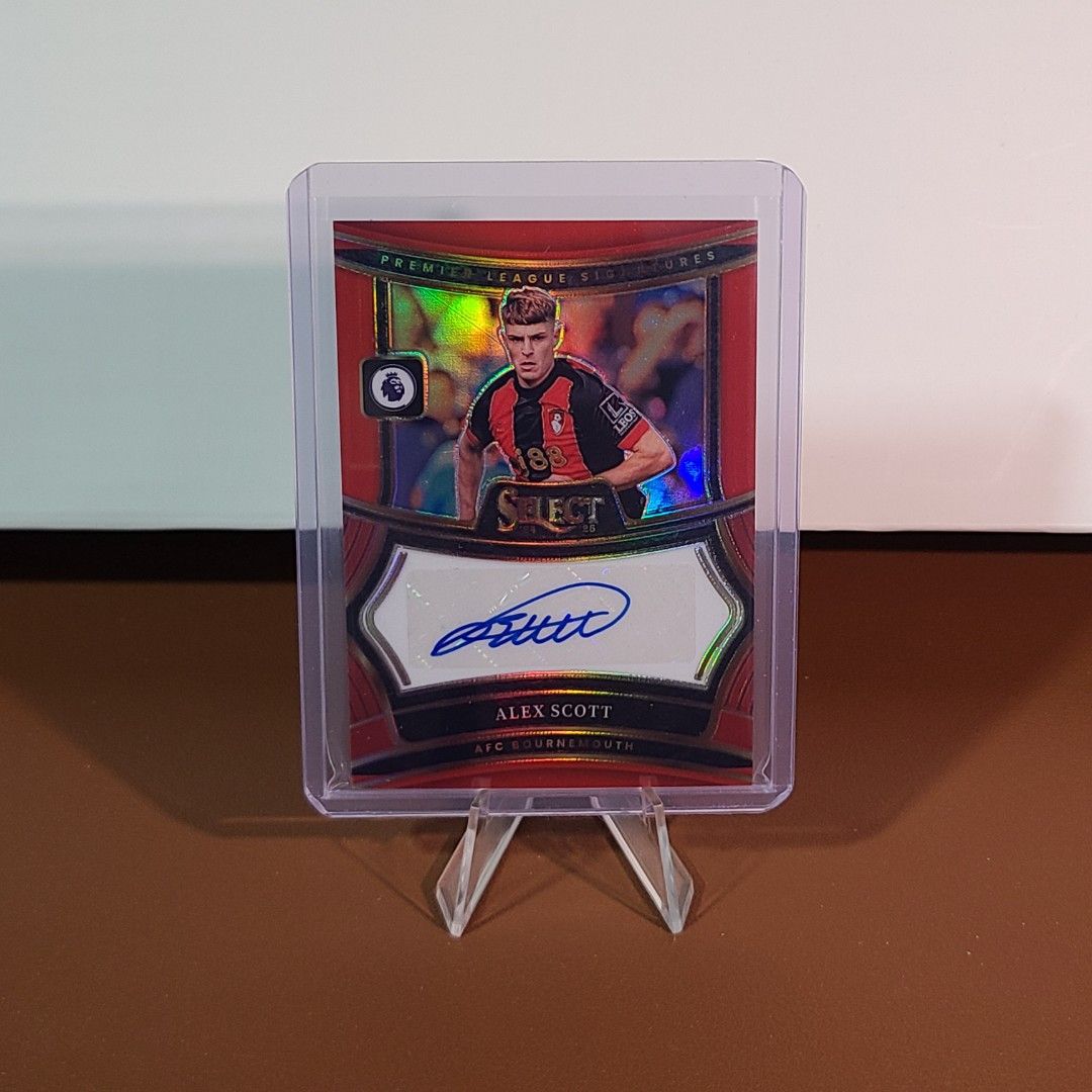 24/25 Panini Select EPL - Bournemouth - Alex Scott Auto, Hobbies & Toys ...