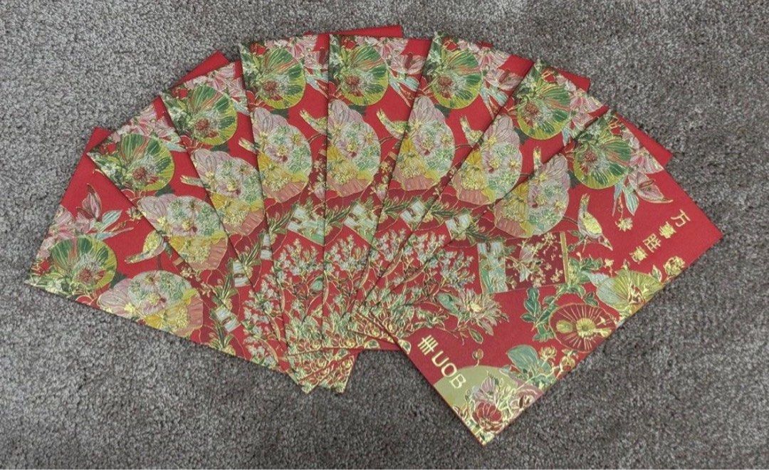 (2 sets for $1) 2025 UOB and 2025 OCBC Business Banking Red packets ...