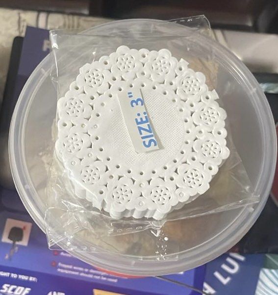 3" White Paper Doilies, Hobbies & Toys, Religious Items on Carousell