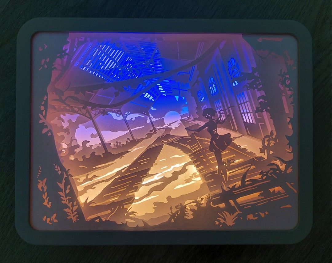 3D Anime Scene Light Box with USB Charging Gift Valentine's Day ...