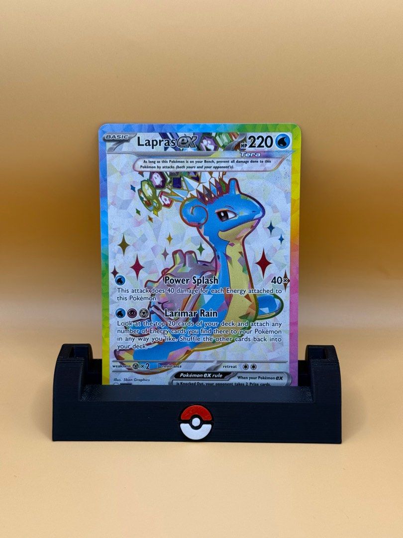 🐢 Full Art Ultra Rare | Lapras ex 158/142 | Stellar Crown | English ...