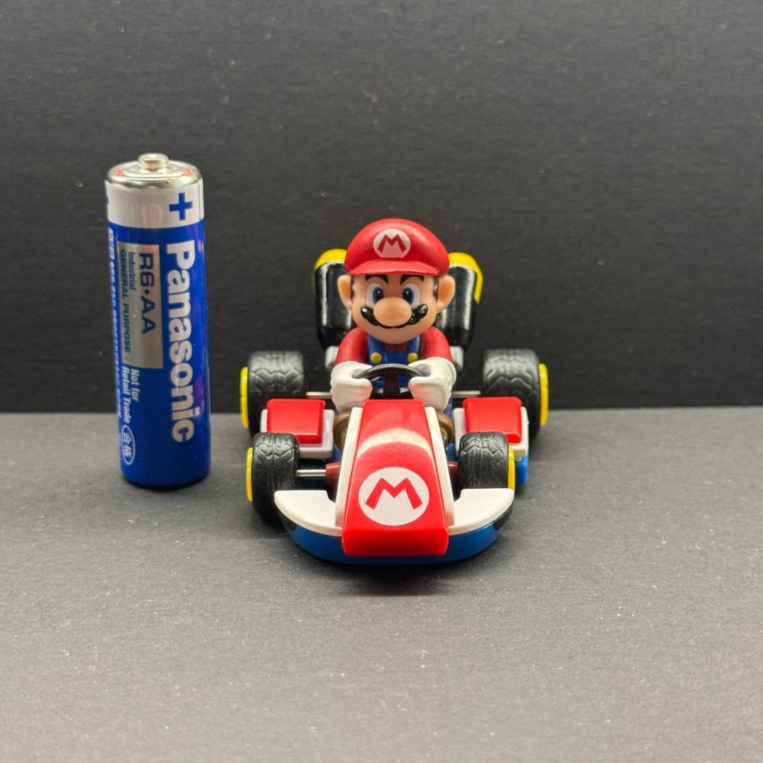Nintendo Super Mario Bros Mario Kart 8 Pullback Car Mario Action Figure ...