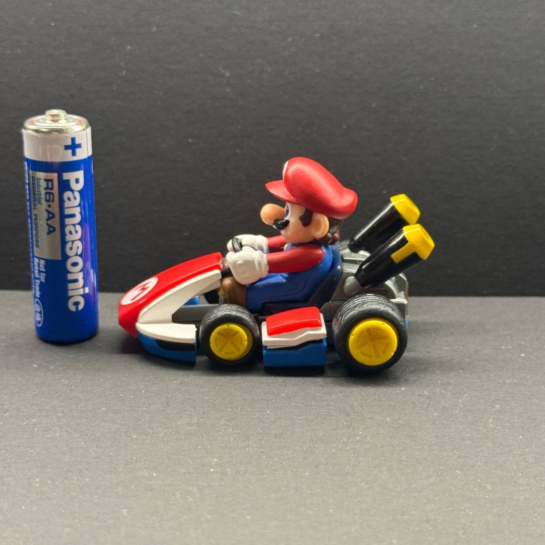 Nintendo Super Mario Bros Mario Kart 8 Pullback Car Mario Action Figure ...
