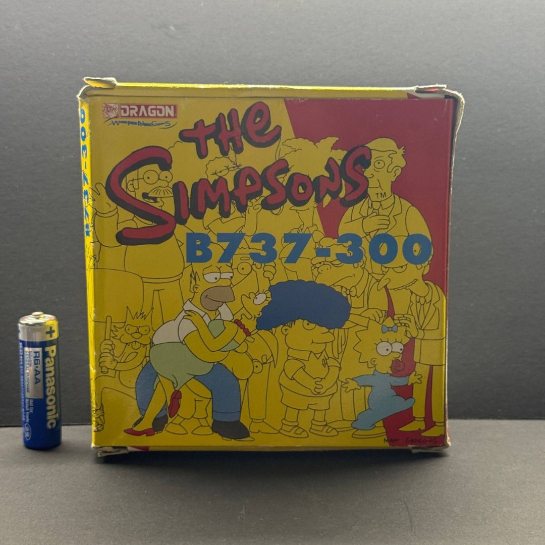 Rare Vintage Dragon Wings The Simpsons Western Pacific Airlines Boeing ...