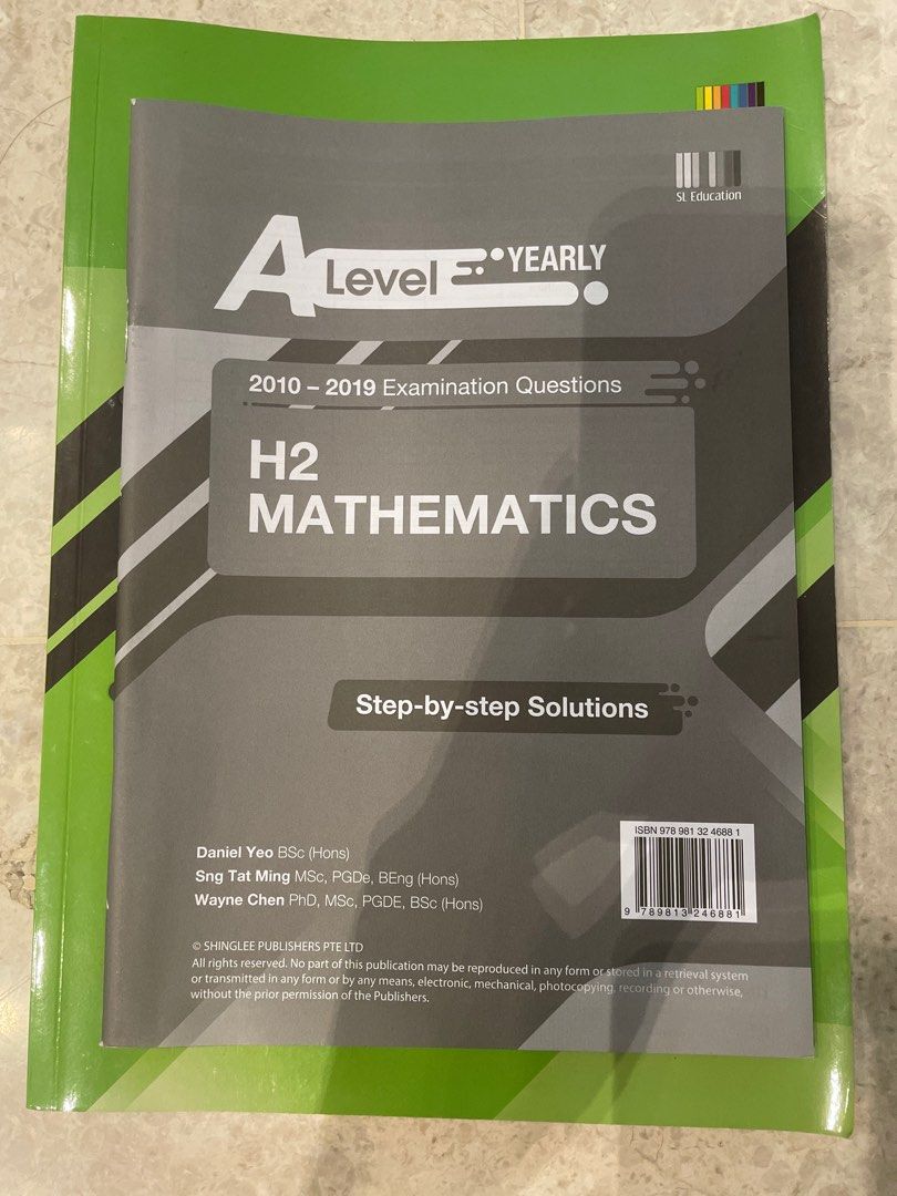A Level H2 Math TYS, Hobbies & Toys, Books & Magazines, Assessment ...