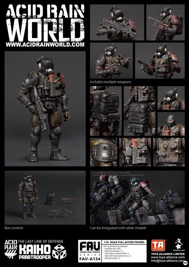 Acid Rain x Toys Alliance - 1:18 Figure And Vehicle Series - The Last ...