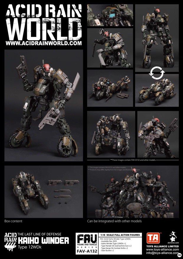 Acid Rain x Toys Alliance - 1:18 Figure And Vehicle Series - The Last ...