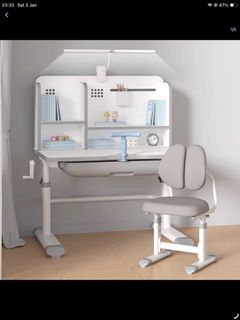 Kids Adjustable Study Desk, Furniture & Home Living, Furniture, Tables ...