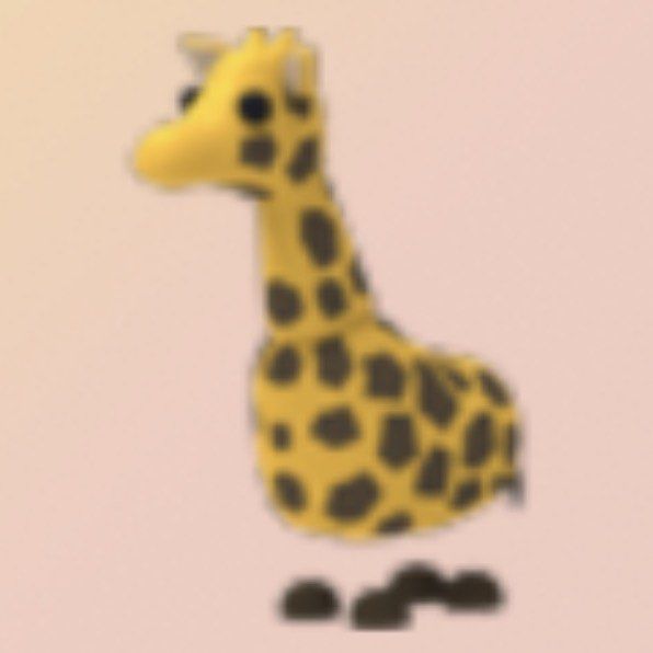 adopt me no potion giraffe rare, Hobbies & Toys, Toys & Games on Carousell