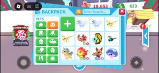 Adopt me pets from legendary-rare, Video Gaming, Gaming Accessories, In ...