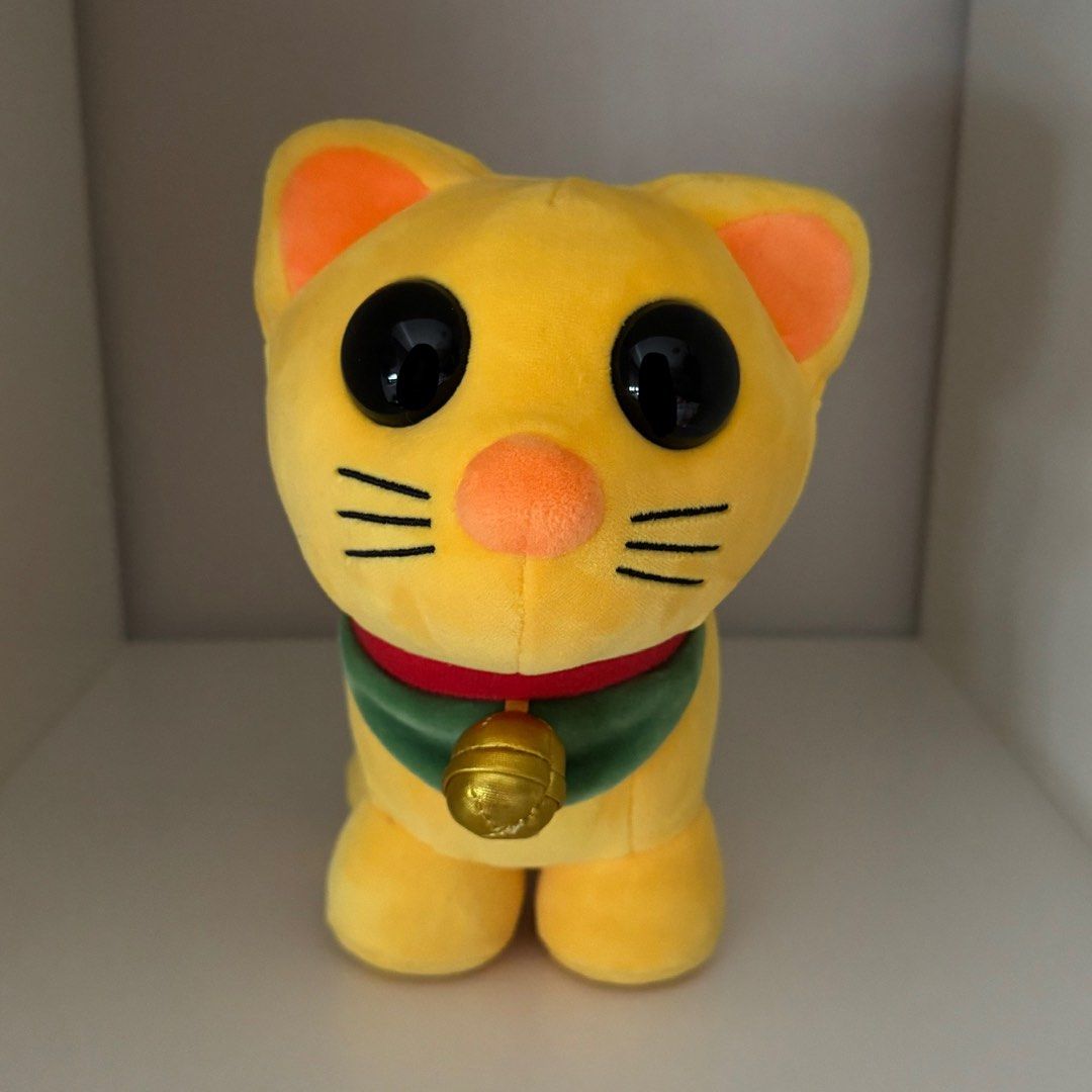 Adopt Me Roblox Maneki Neko soft stuffed toy, Hobbies & Toys, Toys ...