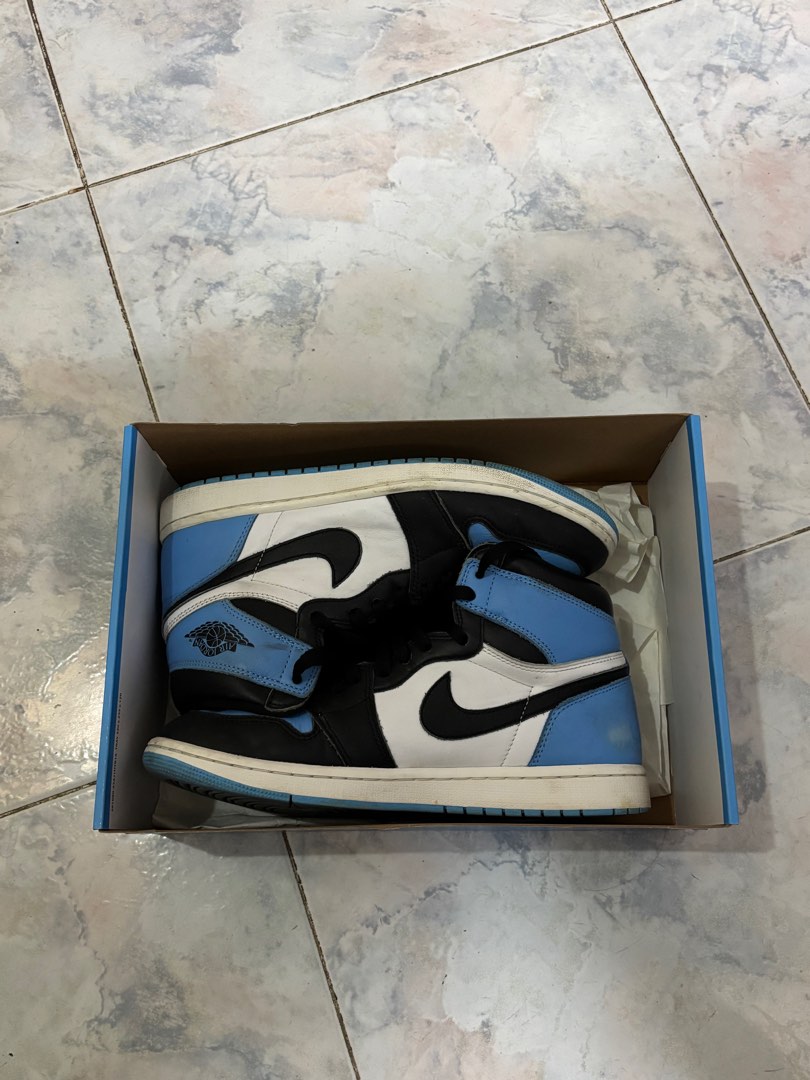 ONLY $35 Air Jordan 1 High OG UNC TOE, Men's Fashion, Footwear ...
