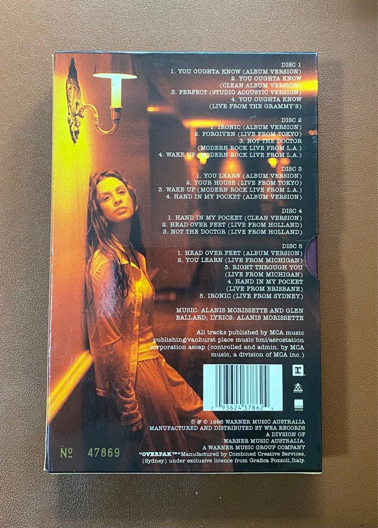 Alanis Morissette. (5 X CD + DVD, Limited Edition, Numbered: 47869 ...