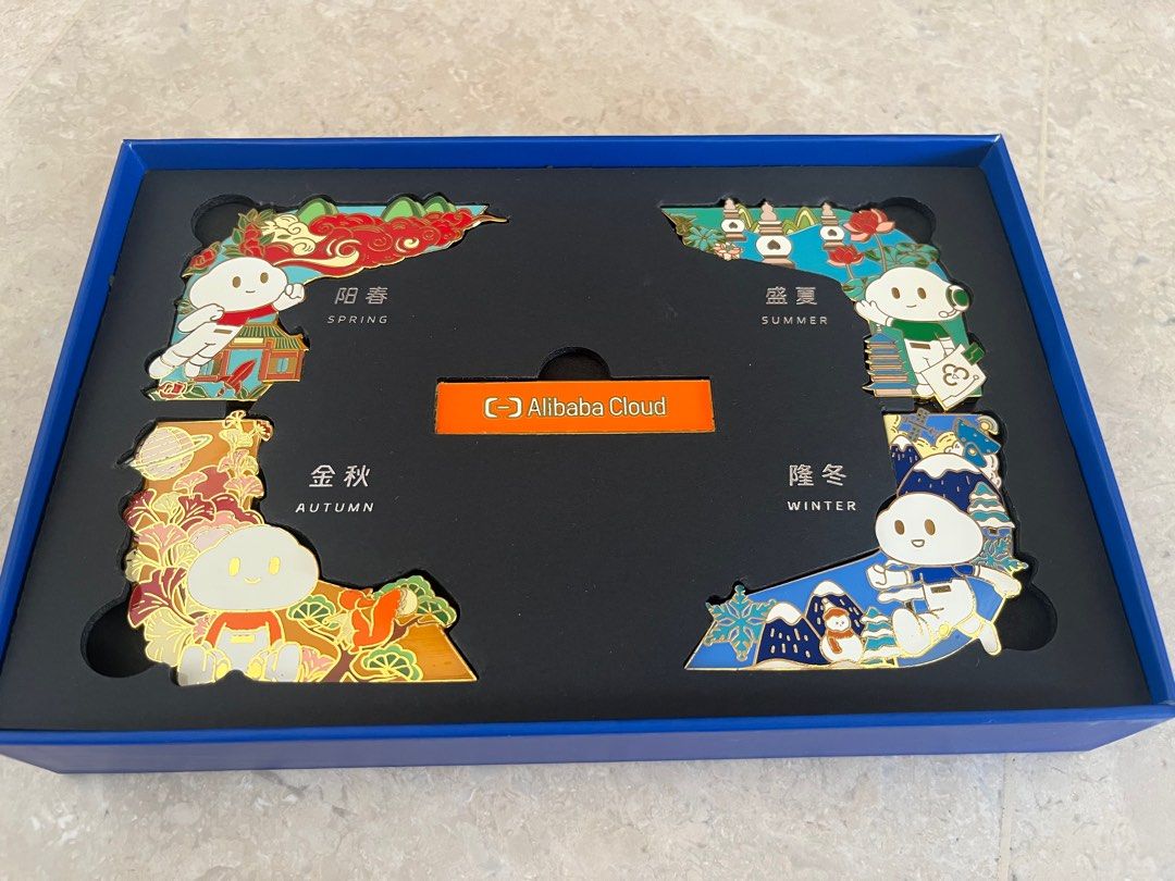 Alibaba Cloud Seasons Enamel Magnet Set, Hobbies & Toys, Memorabilia ...