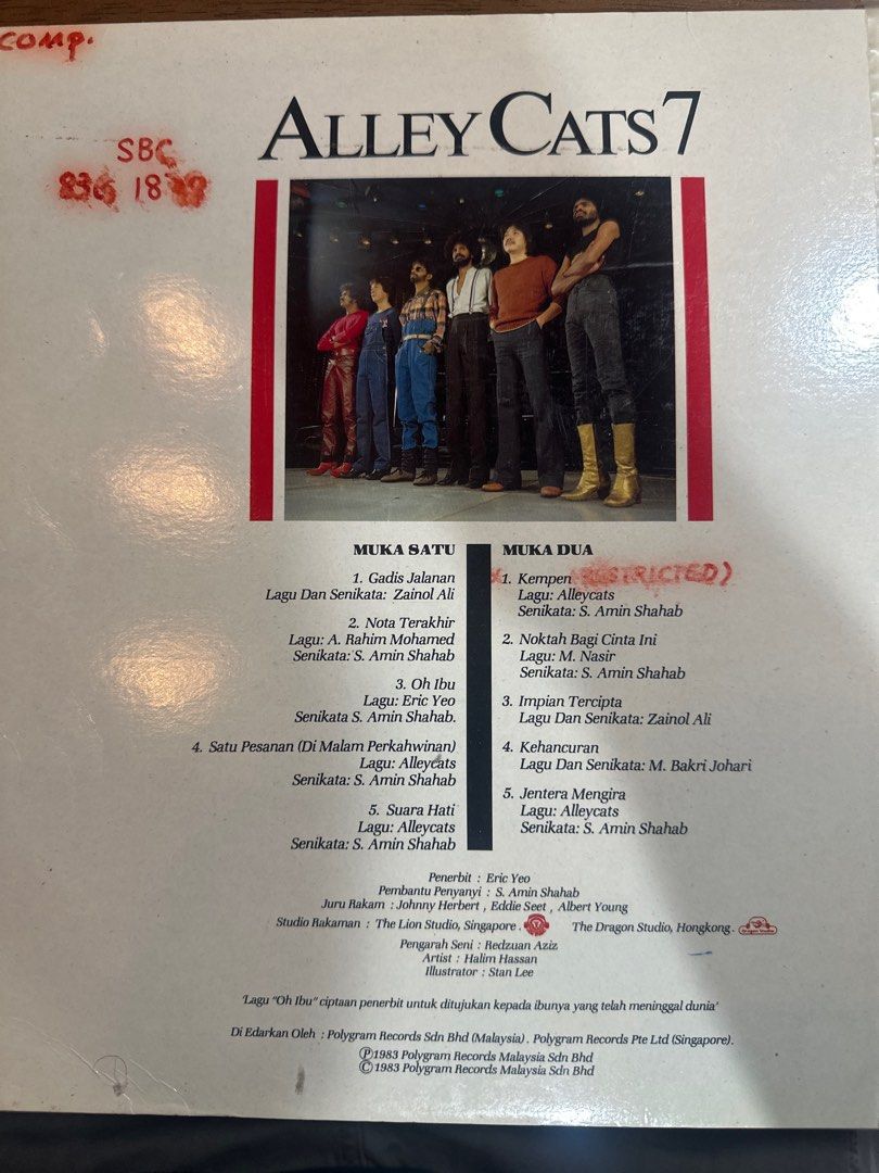 Alleycats 7 Vinyl Record, Hobbies & Toys, Music & Media, Vinyls on ...