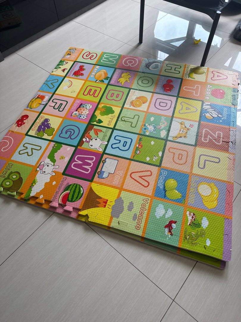 Alphabet Foam Play Mat, Babies & Kids, Infant Playtime on Carousell