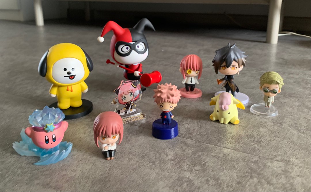 Anime and Cartoon Figurines - Various Characters, Hobbies & Toys, Toys ...