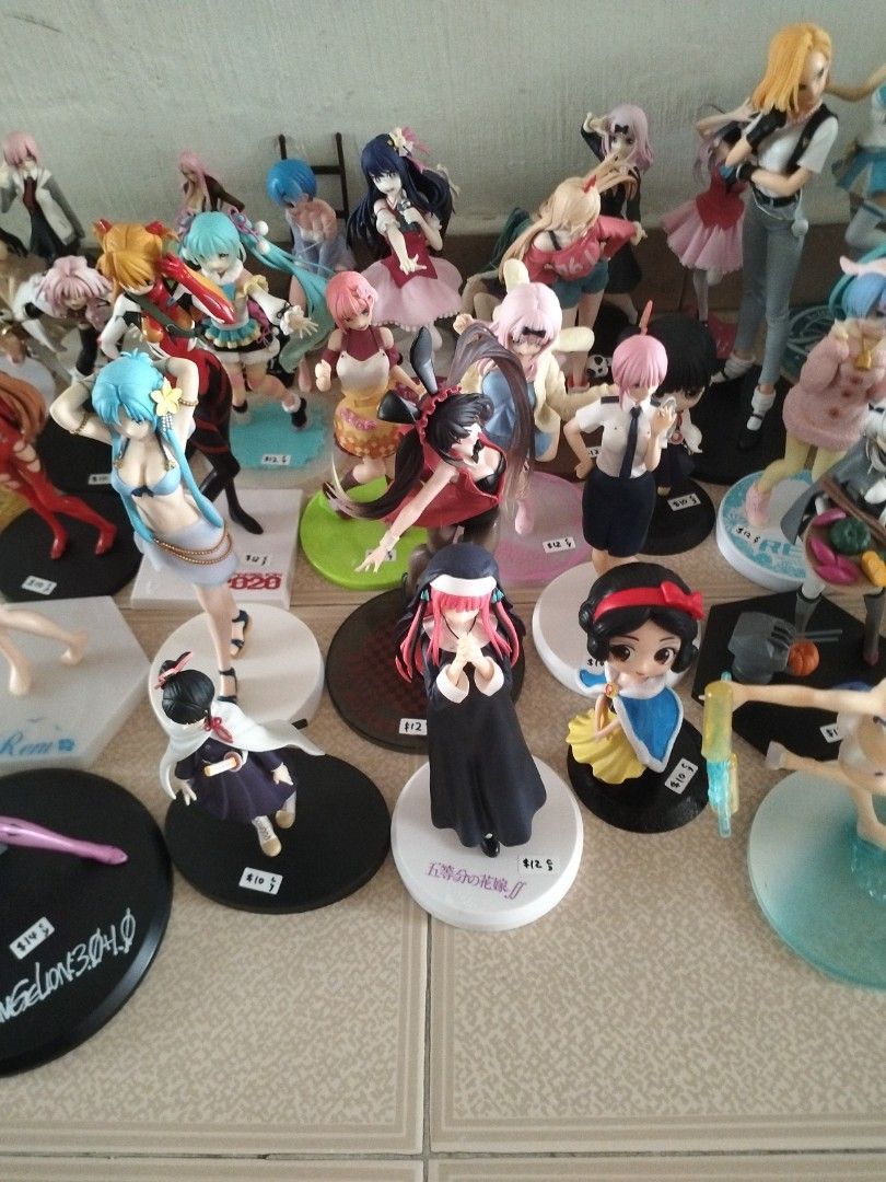 Anime Figure Collection - Assorted Characters, Hobbies & Toys, Toys ...