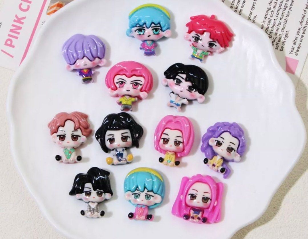 Anime Kpop Demon hunters Shoe Charms Jibbitz, Women's Fashion, Footwear ...