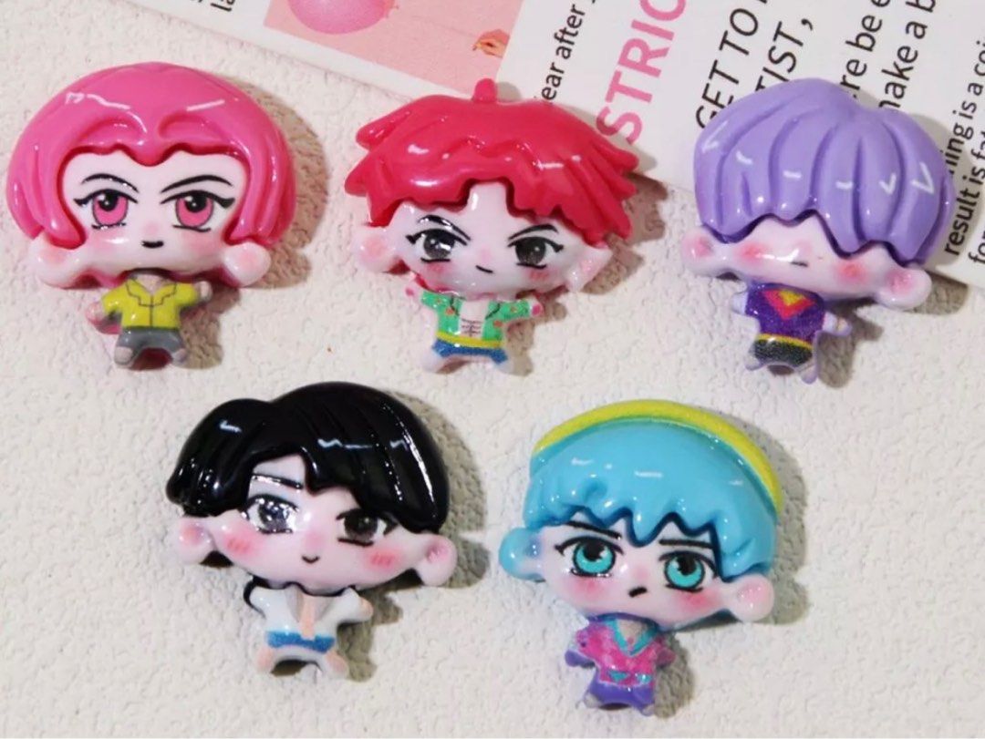 Anime Kpop Demon hunters Shoe Charms Jibbitz, Women's Fashion, Footwear ...