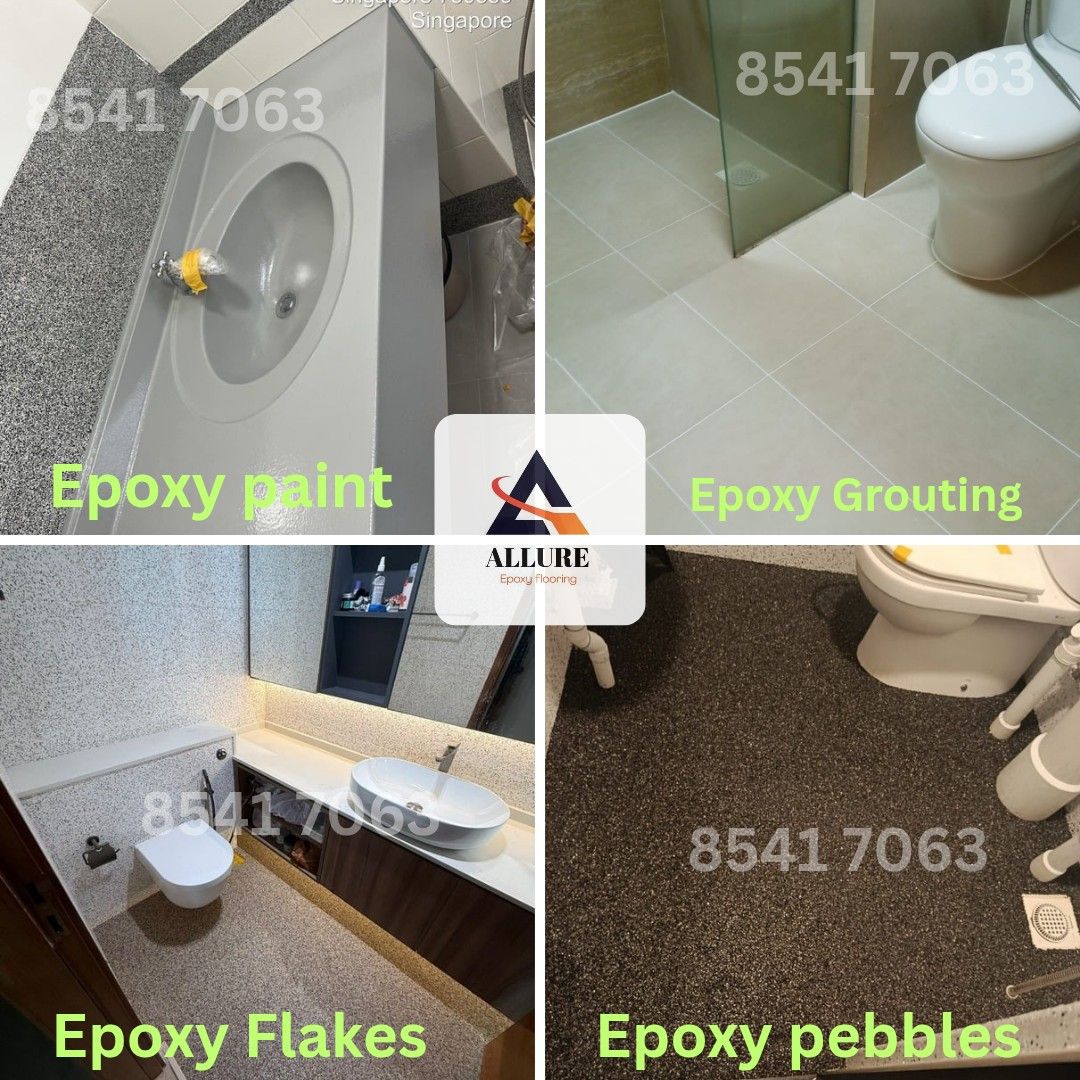 Anti slip overlay/ Floor & wall Epoxy Flakes/ Epoxy Paint/ Pebbles ...
