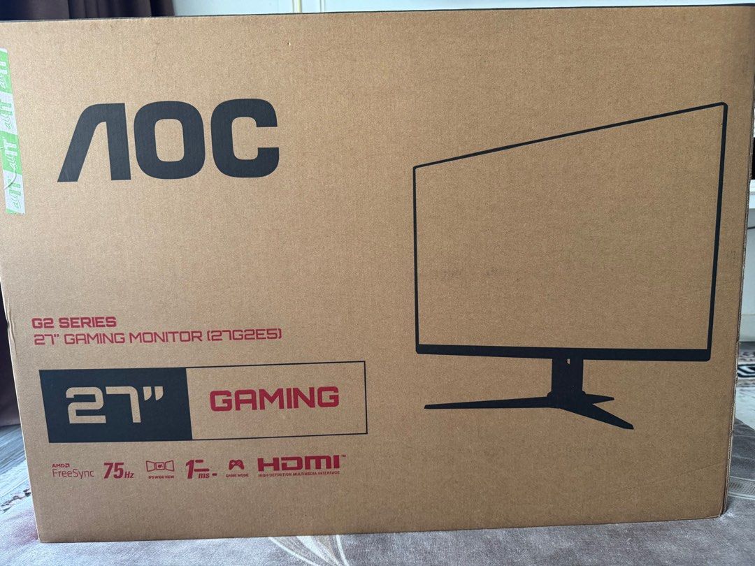 AOC G2 Series 27" Gaming Monitor (27G2ES), Computers & Tech, Parts ...
