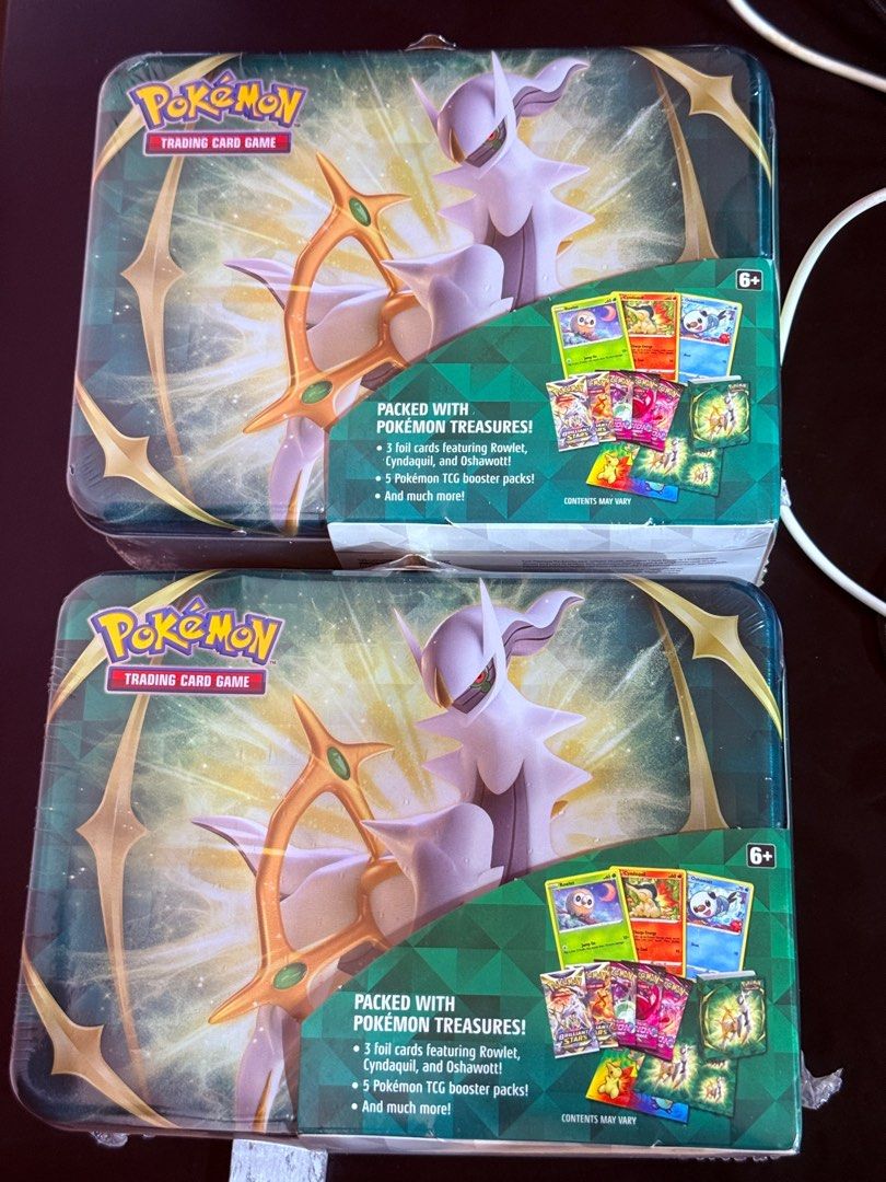 Arceus Pokemon Spring Collector Chest, Hobbies & Toys, Toys & Games on ...