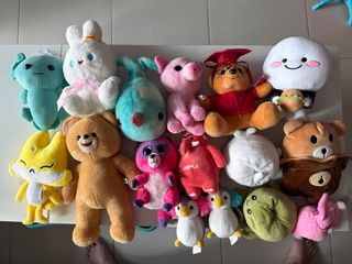 Assorted Plush Toys - Dragon, Bear, Fox, and More!, Hobbies & Toys ...