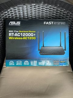ASUS RT-AC1200G+ Wireless-AC1200 Dual-Band Router, Computers & Tech ...
