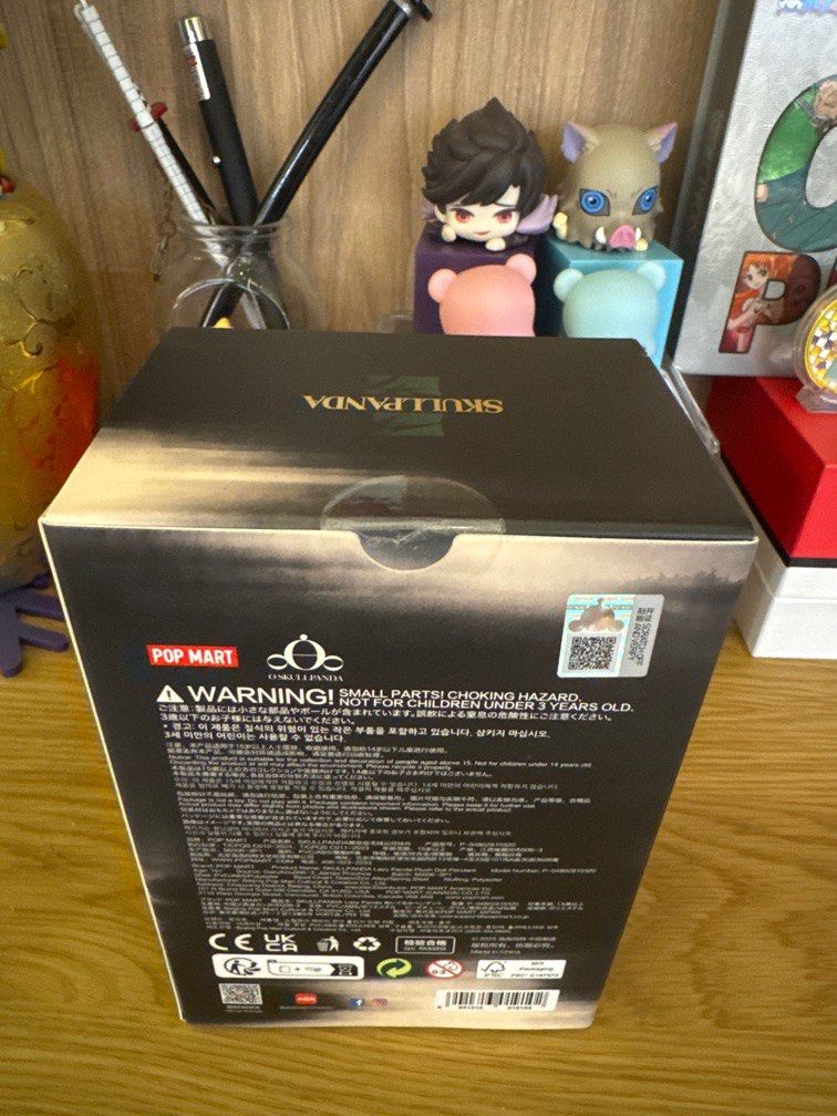 Authentic SKULLPANDA Lazy Panda Plush Doll Pendant, Hobbies & Toys ...